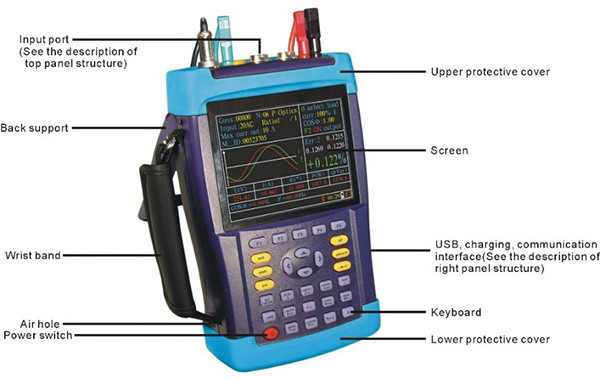 Portable Energy Meter Single Phase , Reference Standard Meter 10A ...